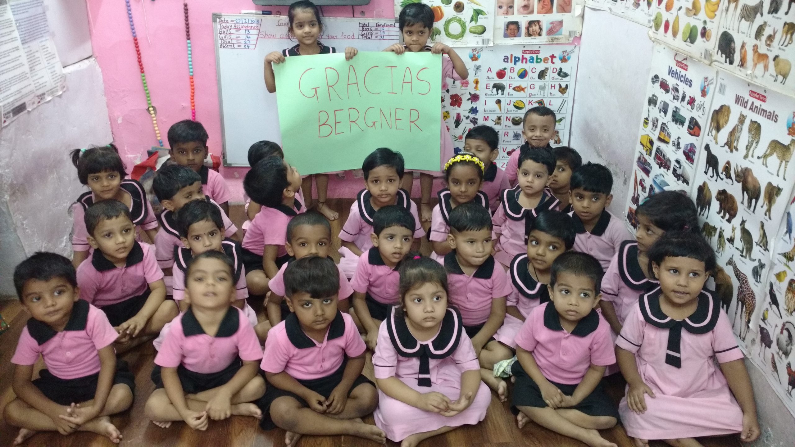 balwadi-5-ninos | Sonrisas de Bombay